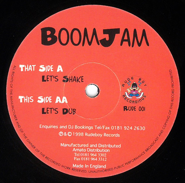 Boomjam - Let's Shake / Let's Dub (1998)