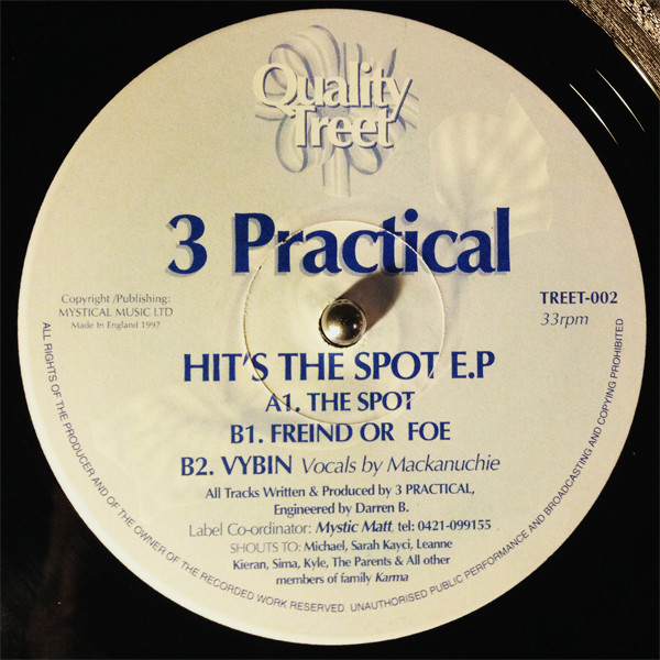 3 Practical - Hit's The Spot E.P (1997)
