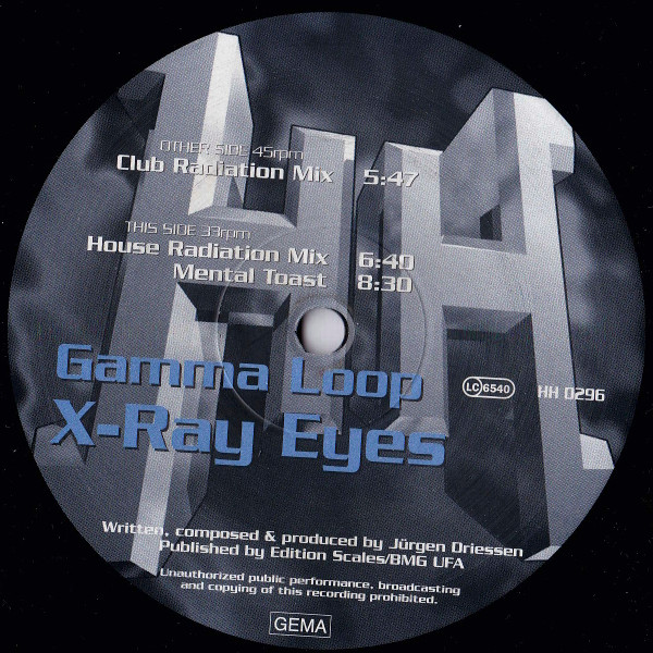 Gamma Loop - X-Ray Eyes (1996)