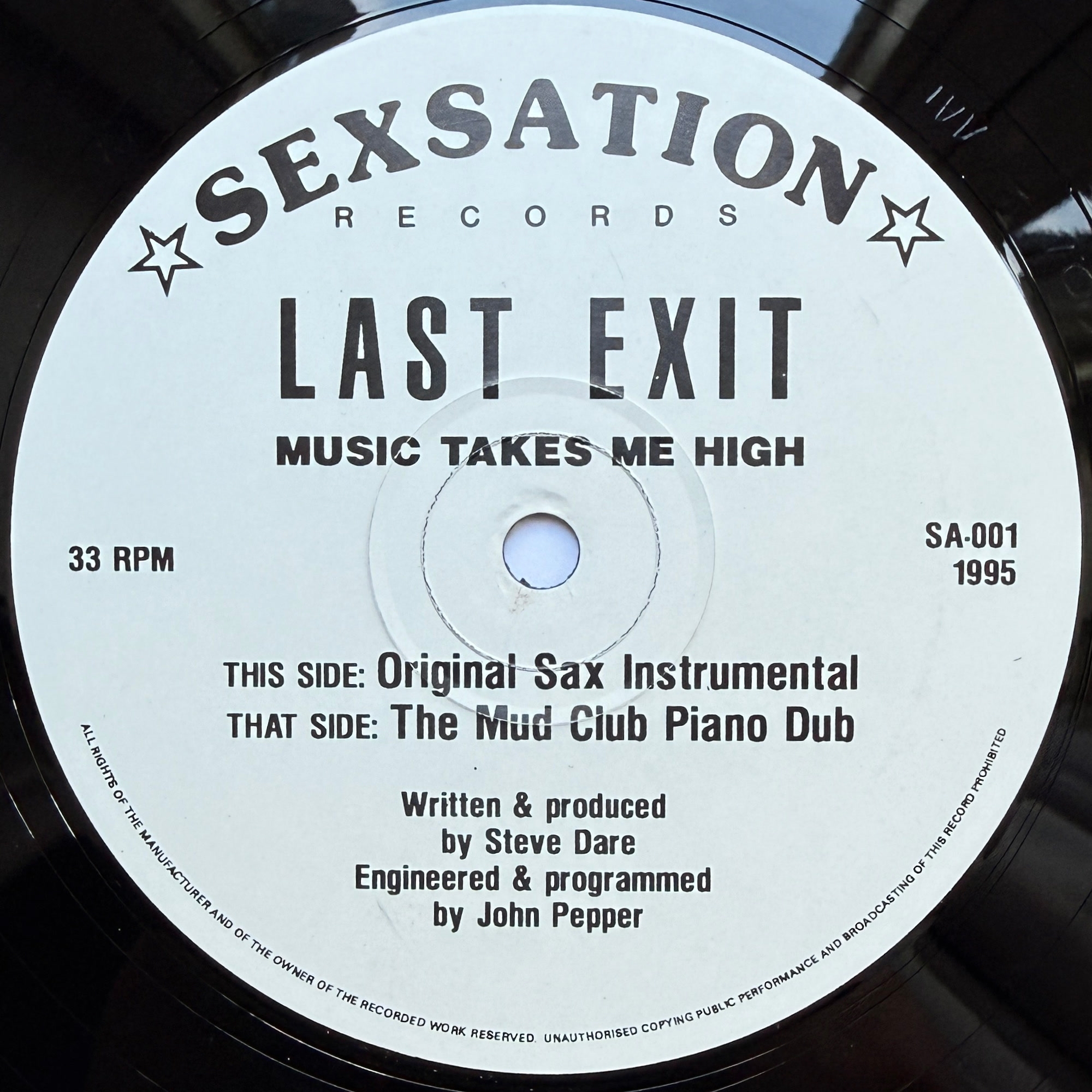 Last Exit (2) - Music Takes Me High (1995)