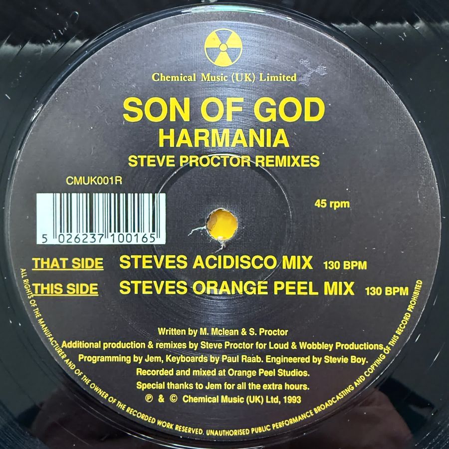 Son Of God - Harmania (Steve Proctor Remixes) (1993)