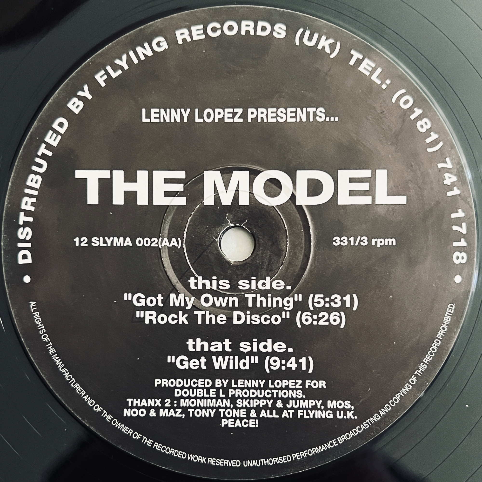 Lenny Lopez, The Model (2) - Get Wild (1994)